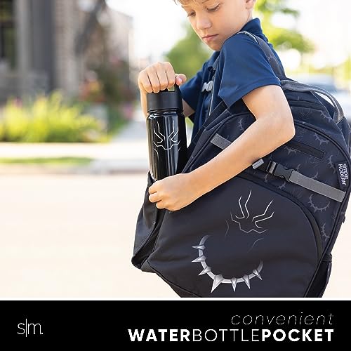 Simple Modern Marvel Kids Backpack for School Boys | Avengers Elementary Backpack for Teen | Fletcher Collection | Kids - Large (16" tall) | Captain America Shield