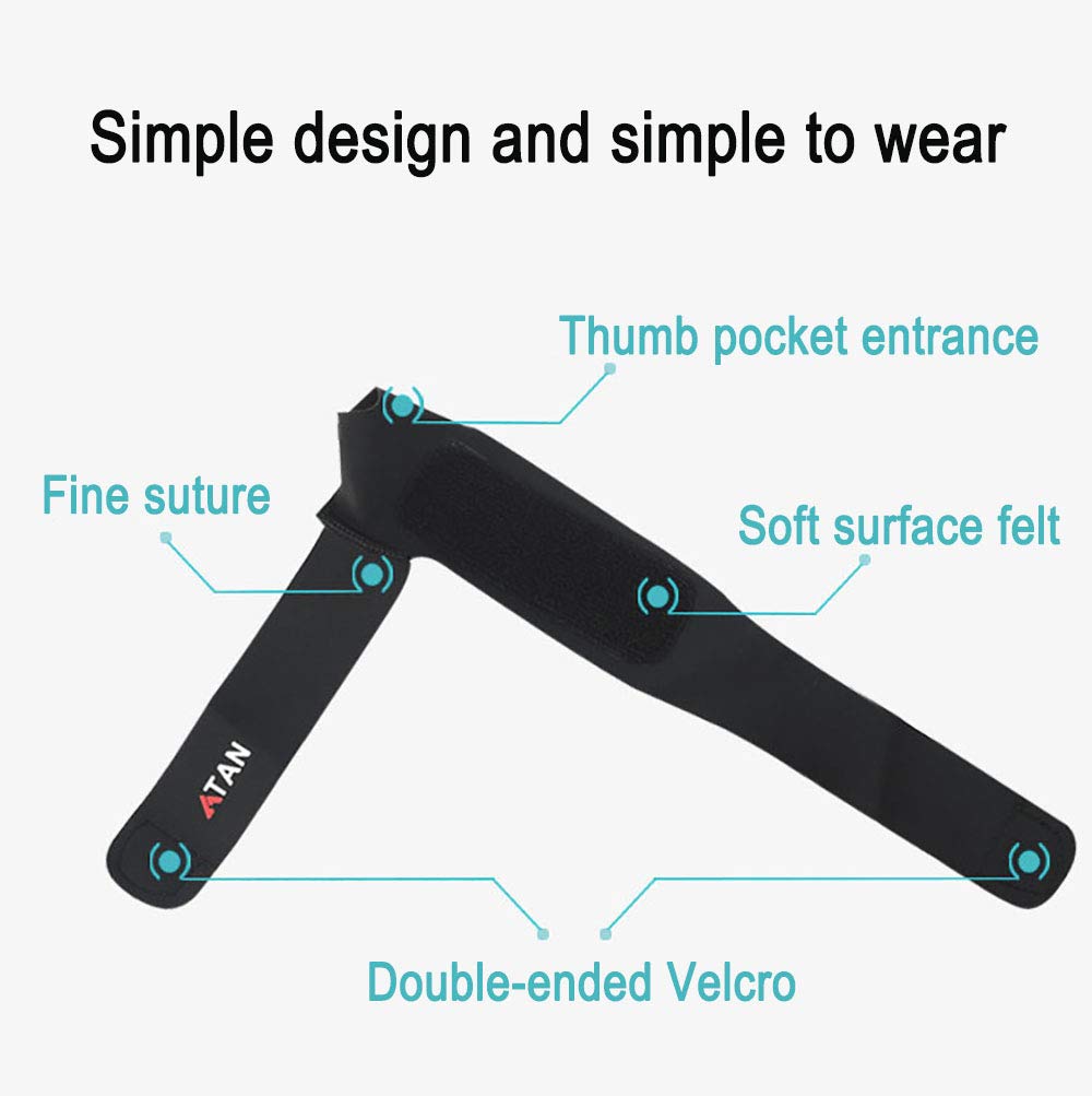 Thumb stabilizer, Joint Thumb Protector for Arthritis or Soft Tissue Injury, Light and Breathable, Stable and unrestricted, Carpal Tunnel, Arthritis, Reversible stabilized Thumb Support (Black,M)