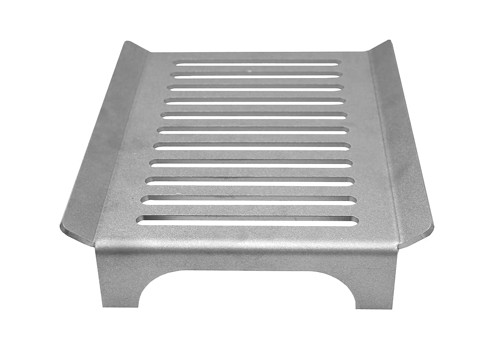 Tuscan Style Grill for small wood ovens -Pure Sandblasted Carbon Steel- Designed by NU2U Products, Made in North America
