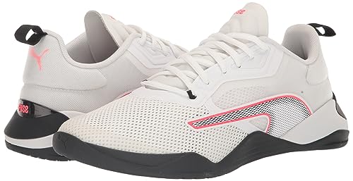 PUMA Women's FUSE 2.0 Sneaker, PUMA White-Fire Orchid-PUMA Black, 8
