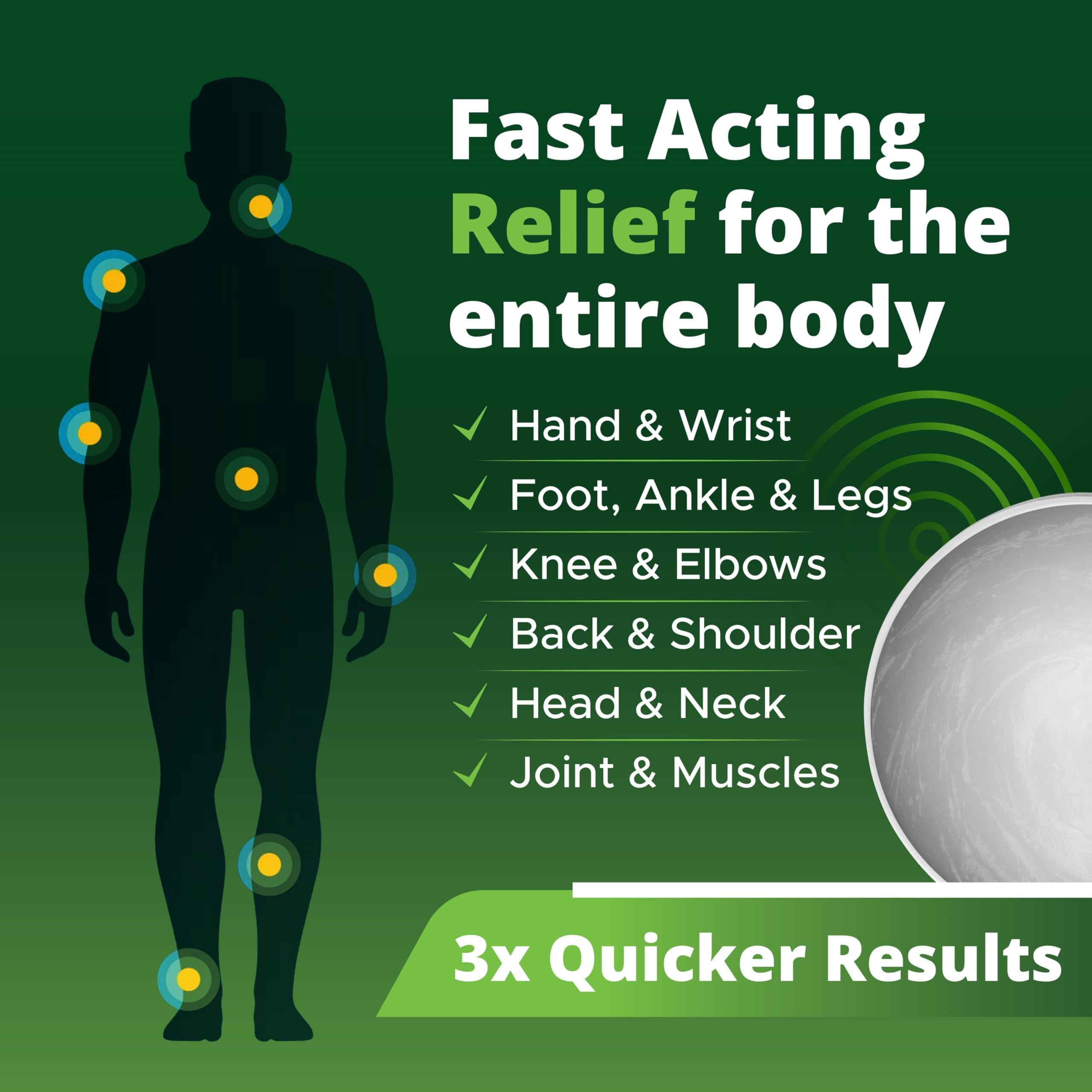 OWELL NATURALS Pain Relief Ointment - 7 oz - Maximum Strength All Natural Discomfort Reliever for Joint, Muscle, Knee, Back, Neuropathy - 5 Powerful Ingredients