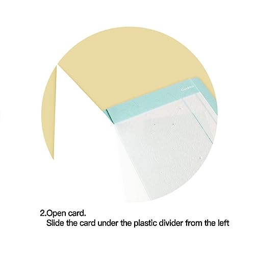 Srunffe Card Mat for Cricut Joy (4.5x6.15 inch, 3 packs), Adhesive Durable Craft Sticky Cutting Mat for Insert Cards, Replacement Accessories for Cricut Joy