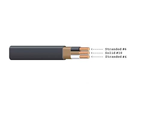 Queenmew 6/2 NM-B x 50' Non-Metallic Electrical Cable.