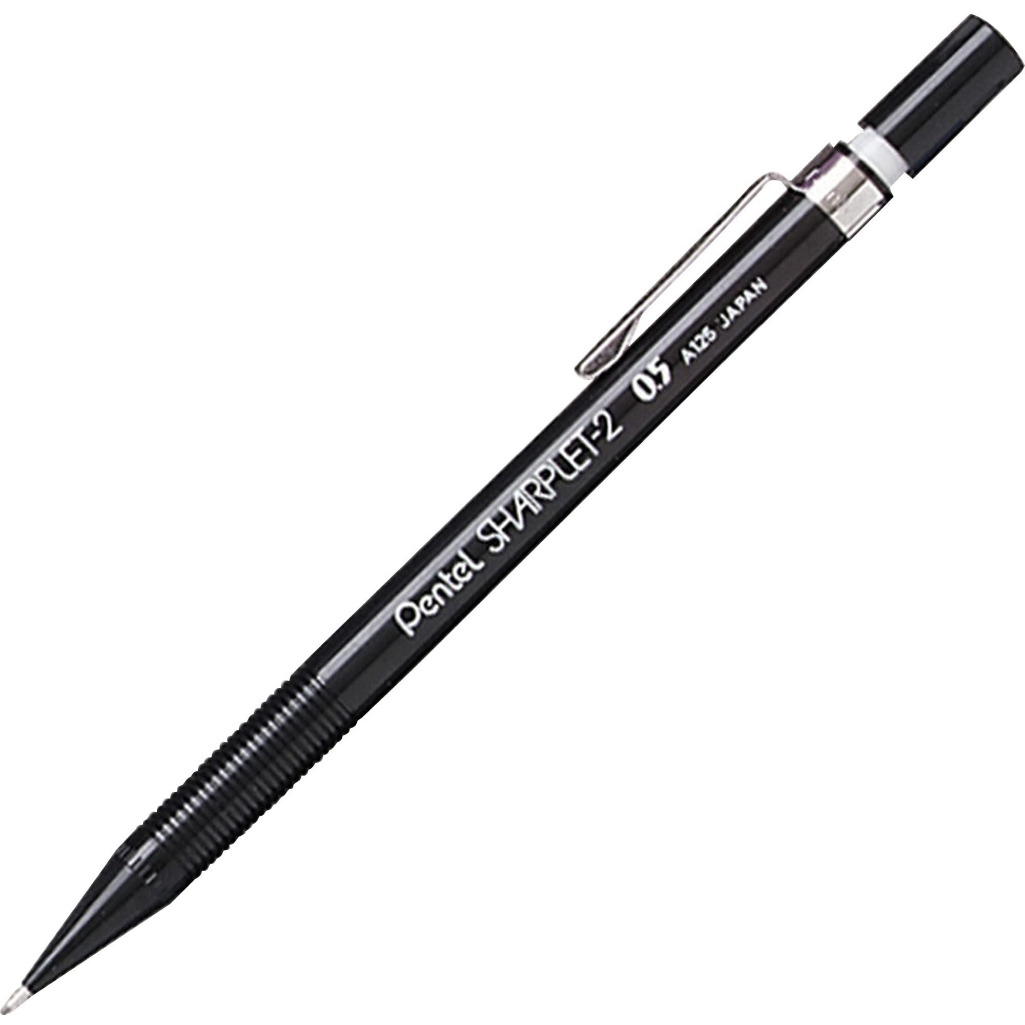 Pentel® Sharplet-2™ Automatic Pencil, 0.5 mm, Black, Pack Of 12