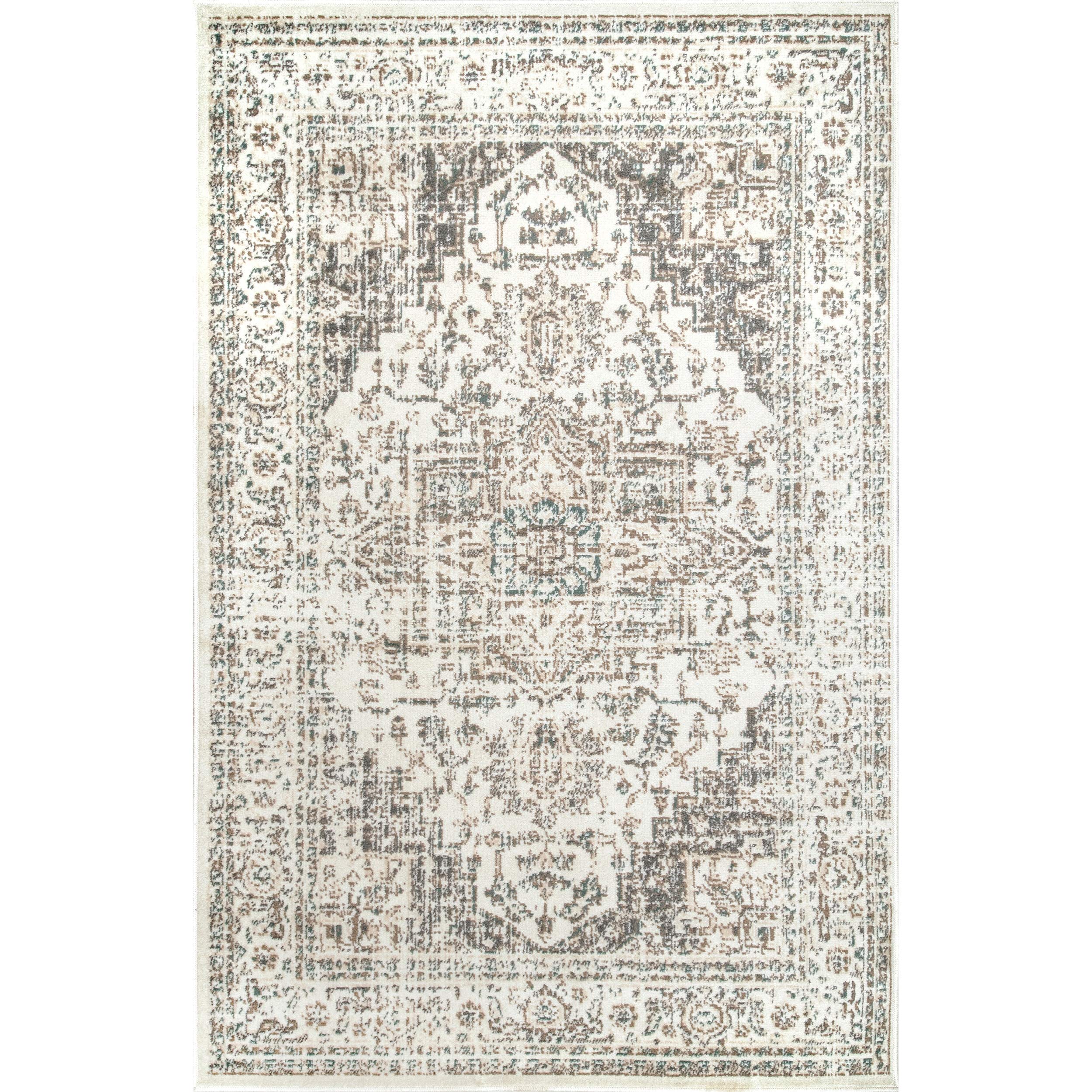 nuLOOM Tanith Vintage Medallion Area Rug, 11x15, Cream