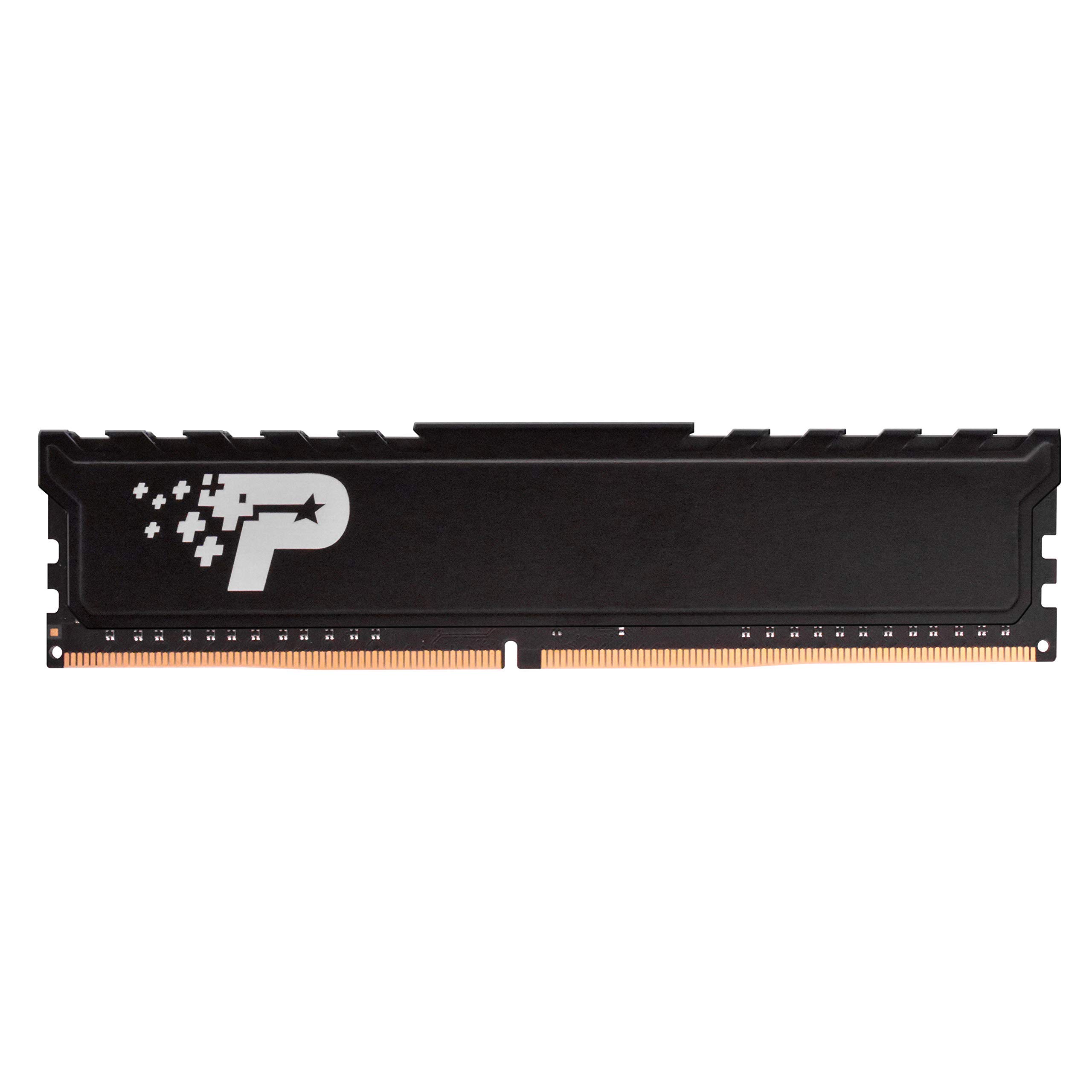 Patriot Memory Signature Premium DDR4 4GB (1x4GB) 2400MHz (PC4-19200) UDIMM with Heatshield PSP44G240081H1