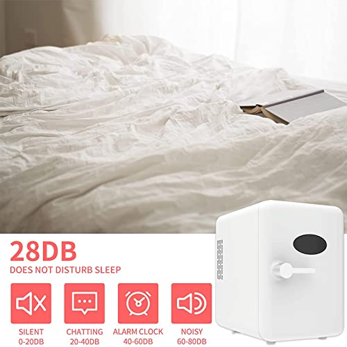 Saint Kang Skincare Fridge Hot&Cold, Portable Makeup Fridge, AC/DC Beauty Fridge for Bedroom, Office and Car(White) (4L)