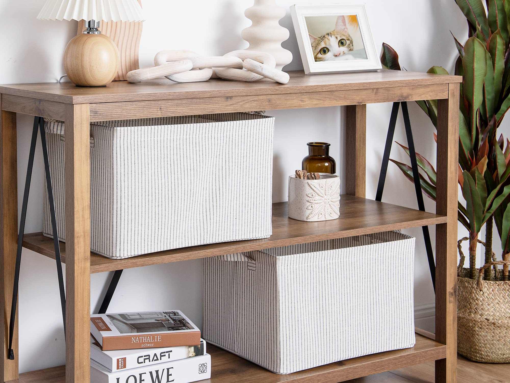 StorageWorks 2-Pack Narrow Storage Bins with 2-Pack Storage Bins