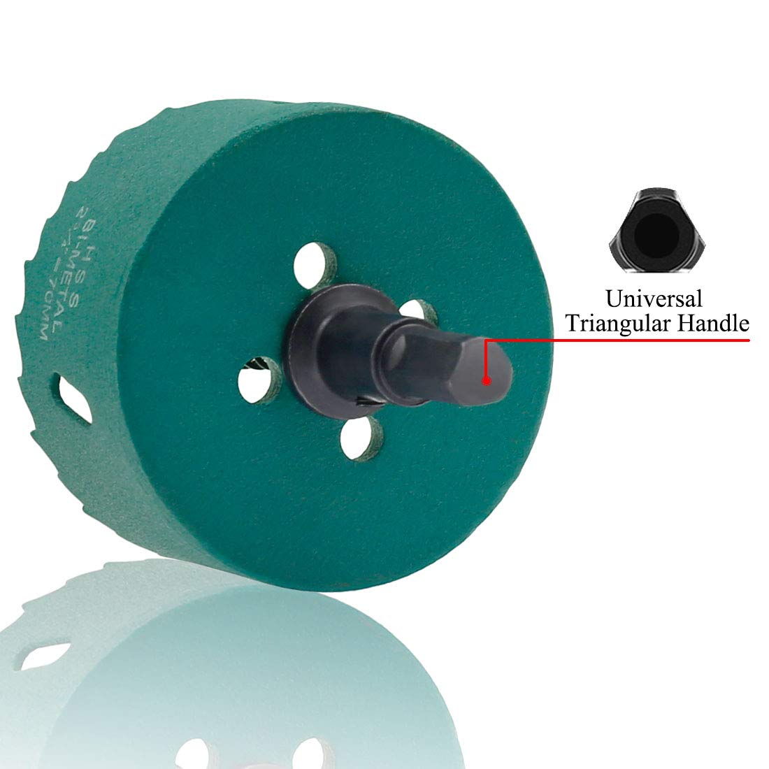 Suiwotin 2 3/4 inch/70mm Hole Saw BI-Metal Hole Saw Tools,Hole Cutter, Cut Smooth and Fast for Cornhole Boards, Wood, Plastic, Drywall, Fiberboard