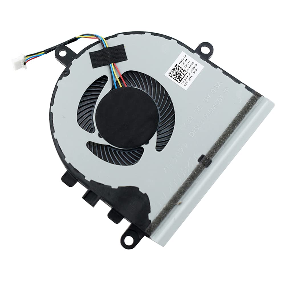 Rangale CPU Cooling Fan for Dell Inspiron 15 5570 5575 P75F 15-5570 I5575-A214SLV-PUS Vostro (2021) 3400 3401 3405 3500 3501 Series Laptop 07MCD0