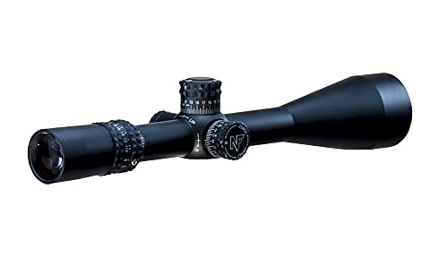 NIGHTFORCE NXS 5.5-22x56mm F2 30mm Tube Precise Black Hunting Gun Scope - ZeroStop Second Focal Plane Long-Range Shooting Scope, Moar - 20 MOA Reticle (C434)
