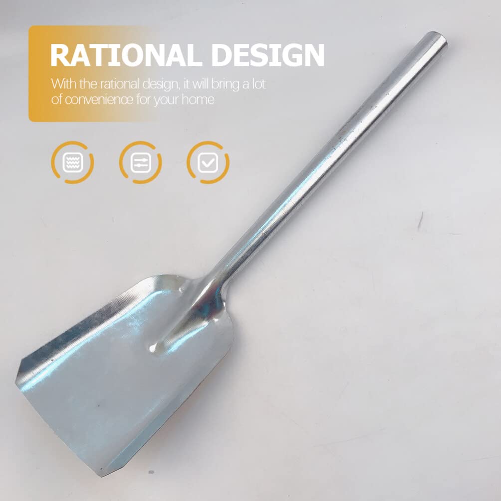NUOBESTY Fireplace Ash Shovel 16 Inch Handle Coal Ash Shovel Cleaning Coal Shovel Hand Tools Gardening Shovel