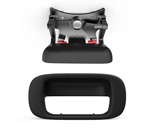 Replacement Tailgate Handle Latch and Bezel Trim with Clips - Replaces 15997911, 15228541, 15228539, 15228540 - Compatible with Chevrolet Silverado and GMC Sierra 1500, 1500HD, 2500HD, 2500, 3500