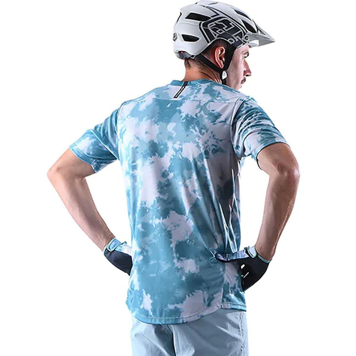 Troy Lee Designs Cycling MTB Bicycle Mountain Bike Jersey Shirt for Men, Flowline SS Plot (Ivy, Medium)