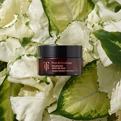 True Botanicals - Organic Resurfacing Moisture Mask | Non-Toxic, Cruelty-Free | Moisturizes As It Exfoliates + Stimulates Collagen Production To Fight Wrinkles | MADE Safe (1 fl oz | 30 ml)