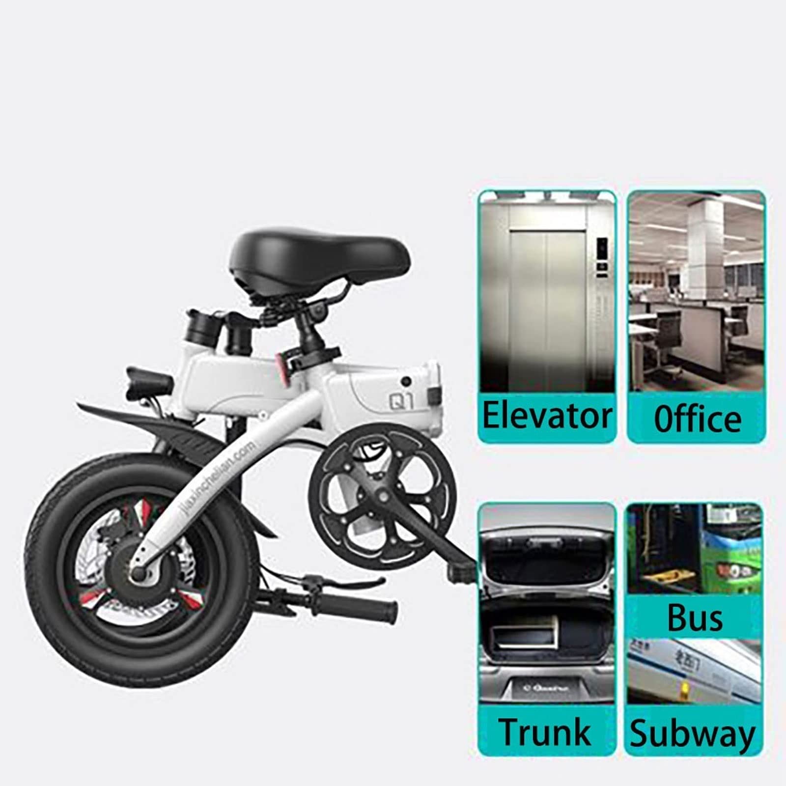 Wonzoneddzxc Electric Bicycles Electric Bicycle Lithium Electric Oil Step Small Ultralight Battery Bike Eleictric Moped Applicable People