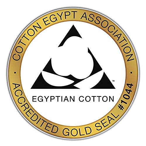 Pure Parima Luxury 100% CEA Certified Egyptian Cotton Sheet Bed Set, Extra-Long Staple, Cool, Breathable, Ultra Comfort, Double Hem-Stitched, Flat, Fitted, and 2 Pillow Cases (Ivory, King)