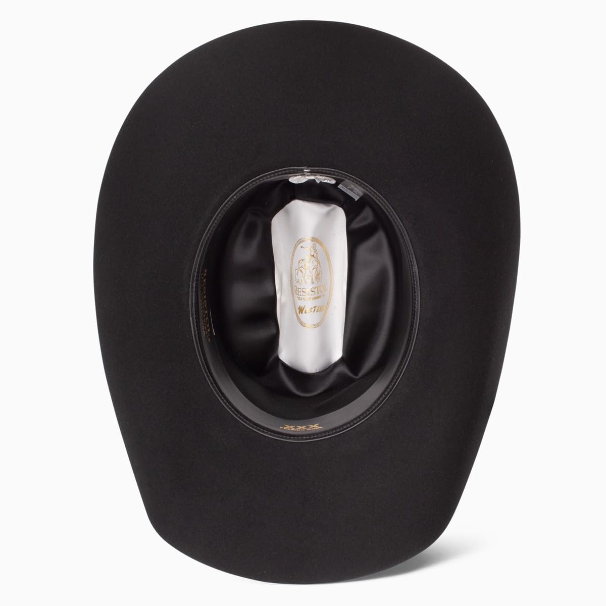RESISTOL Men's Tucker Cowboy Hat, Black - 7 3/8