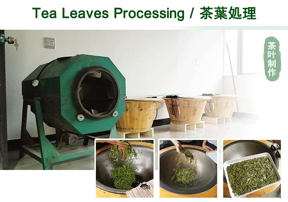 West Lake Longjing Tea(Yu Qian),Fresh Dragon Well Green Tea Leaf picked Before Grain Rain Day,Tea Farmer Direct Sale,250g/8.8 oz.,雨前龙井