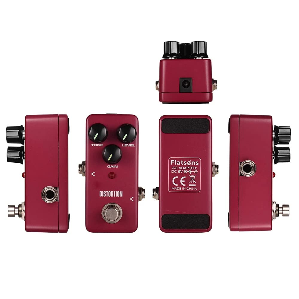 ZYZMH Mini Classic Distortion Guitar Effect Pedal Full Metal Shell with True Bypass Guitar Pedal for Guitar Accessories Parts