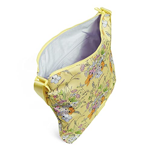 Vera Bradley Women's Recycled Lighten Up Reactive Hipster Crossbody Purse, Sunlit Garden, One Size