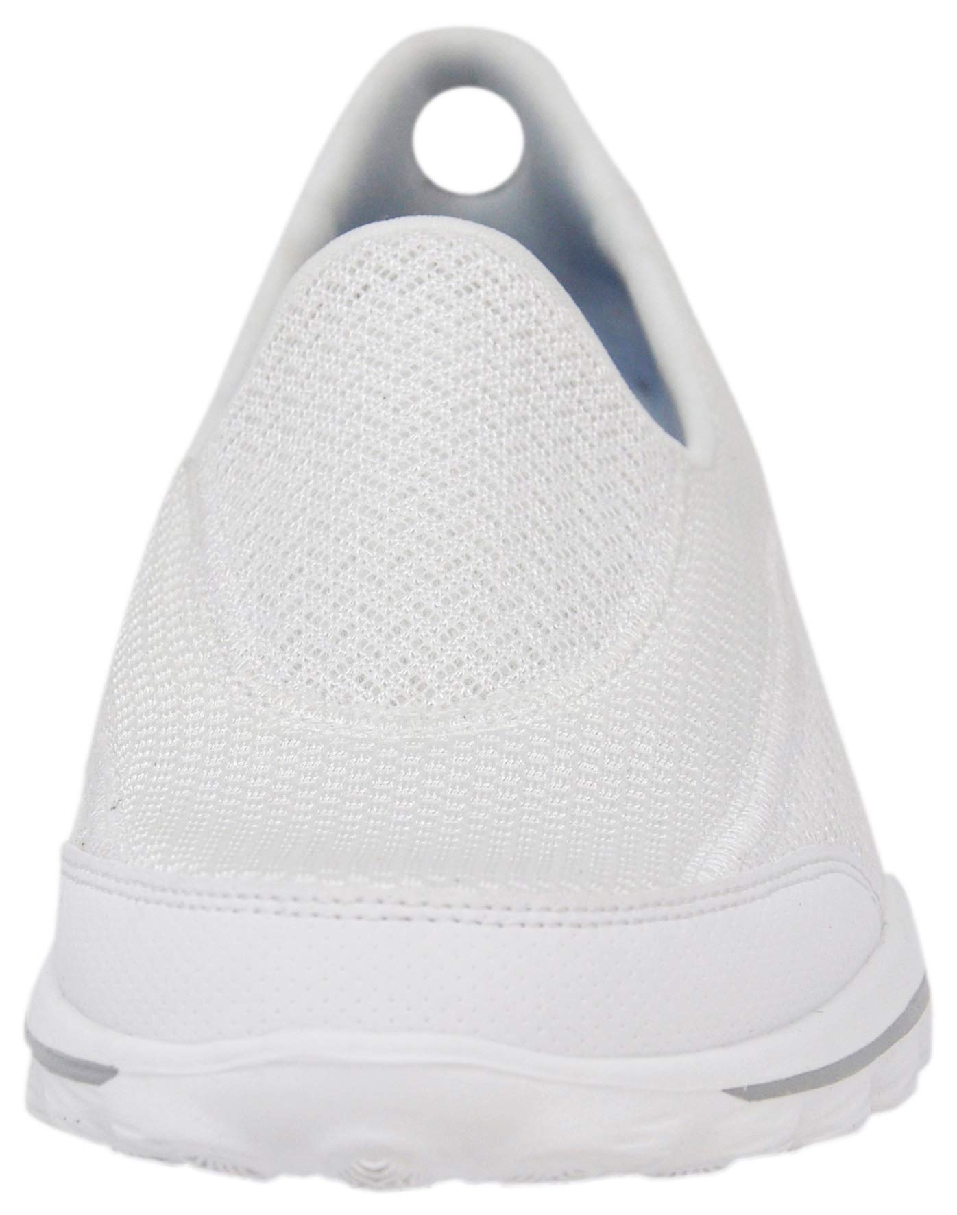 Skechers Performance Women's Go Walk 2 Slip-On Walking Shoe, White, 8.5 M US