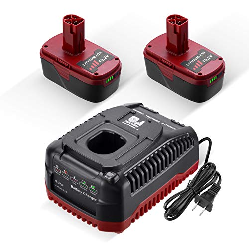 Powerextra 2 Pack 5.0Ah 19.2Volt Lithium Replacement Battery for 19.2V 130279005 1323903 130211004