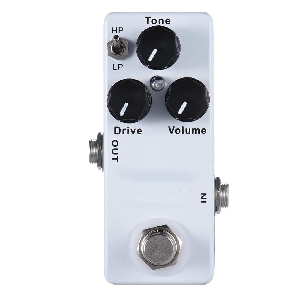 ZYZMH Mini Guitar Effect Pedal Obsessiver Compulsive Overdrive True Bypass Zinc-Aluminium Alloy Body