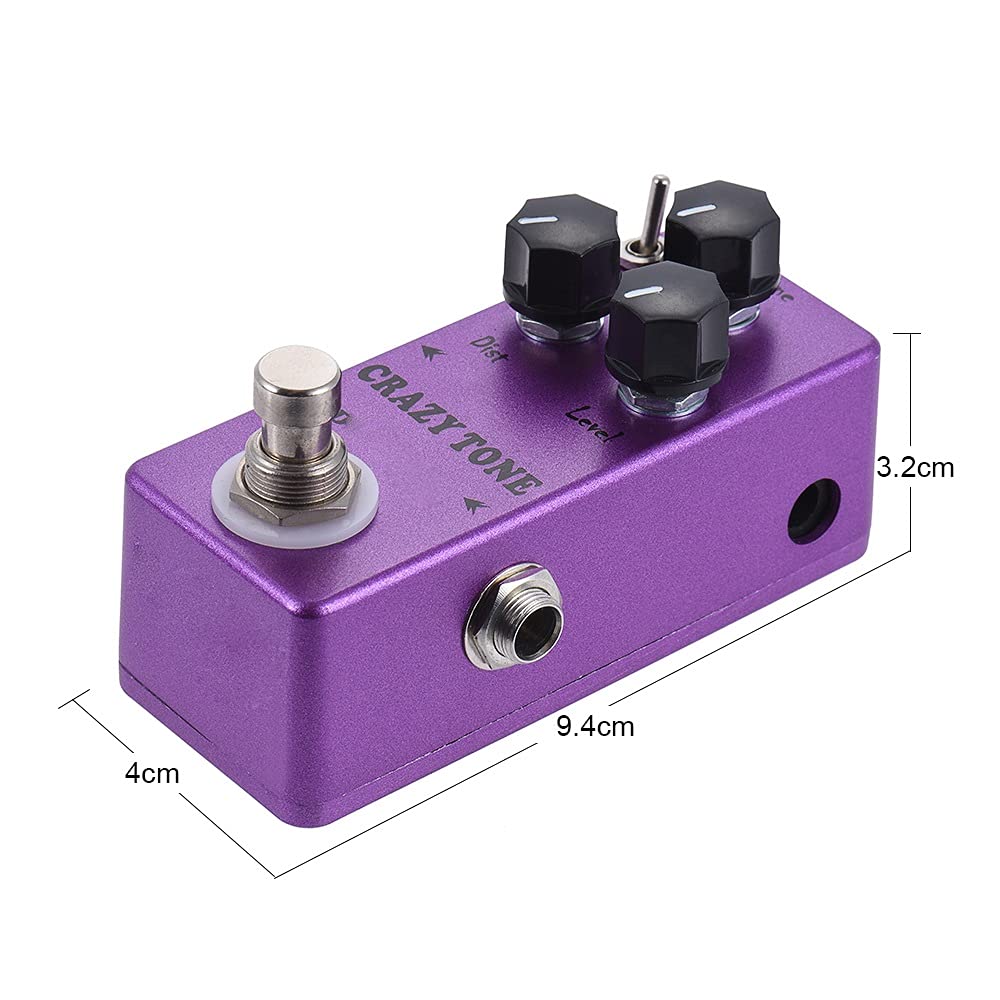 ZYZMH MP-50 Crazy Tone riot Distortion Mini Single Guitar Effect Pedal True Bypass Guitar Pedal Guitar Accessories