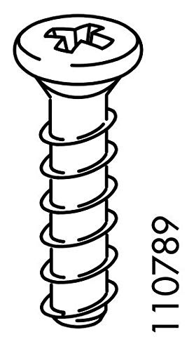 Spare Hardware Parts Bed Frame Screw (Replacement for IKEA Part #110789/126860) (Pack of 10)
