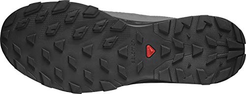 Salomon Outline Hiking Shoes for Men, Magnet/Black/Monument, 7