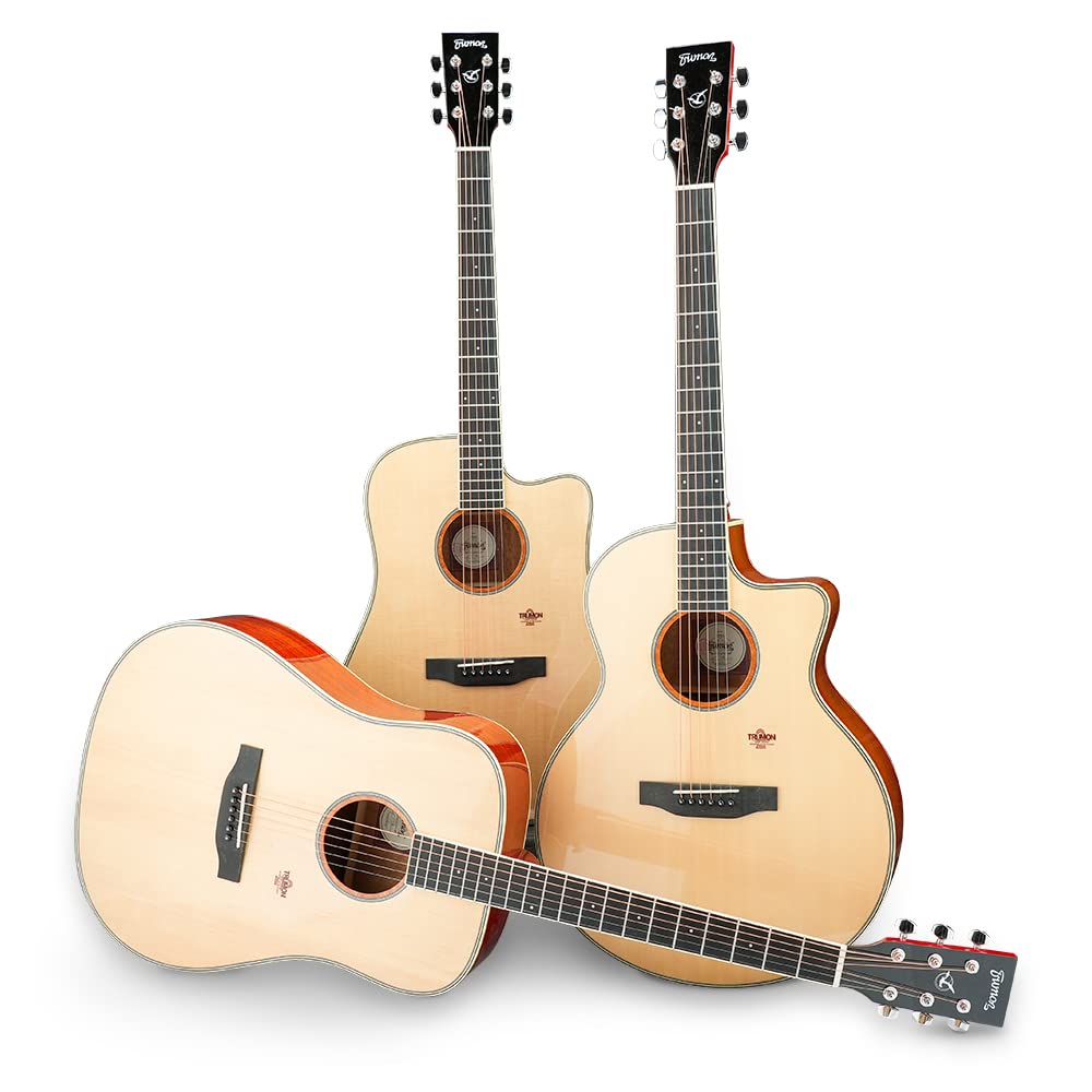 TRUMON Acoustic Dreadnought Guitar for Beginner Acoustic Guitar Guitarra Acustica Spruce Top 41" Full Size Starter Guitars Bundle with Gig Bag Accessories