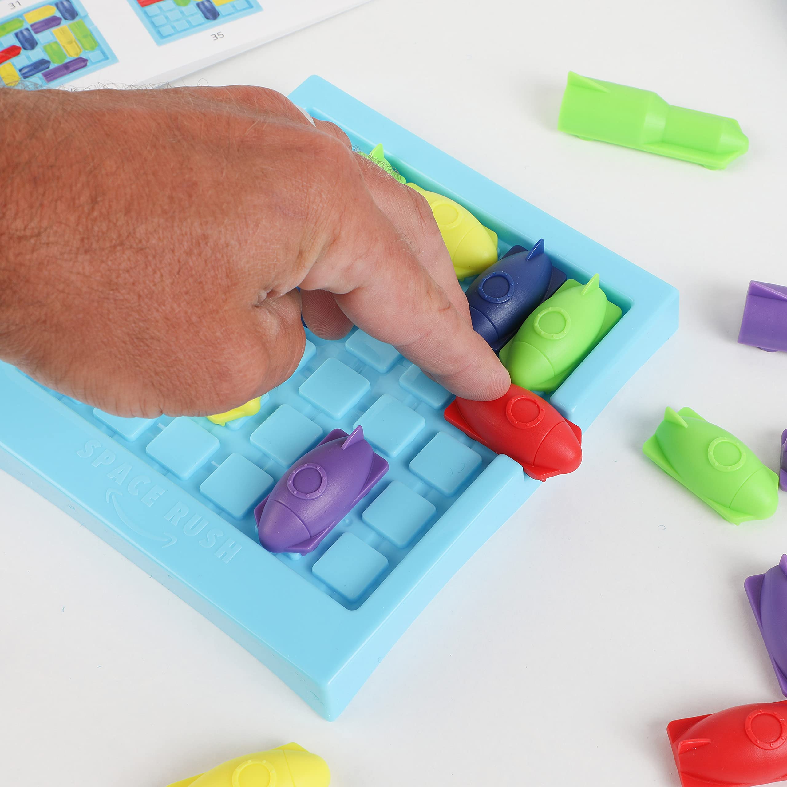 Pure Source Space Rush Traffic jam Thinking Game for Kids to Develop Logic and Solving Puzzle Skills with Fun Board Game