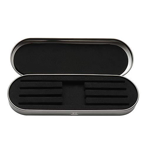 Professional Tweezers Storage Case Activated Sealed Box Eyelash Extension Tools Container, 1 Pc, Silver