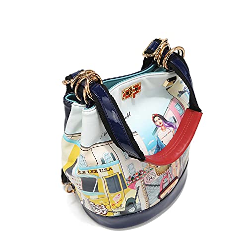 Nicole Lee Multifunctional Bucket Bag (COZY STREET IN MILAN)