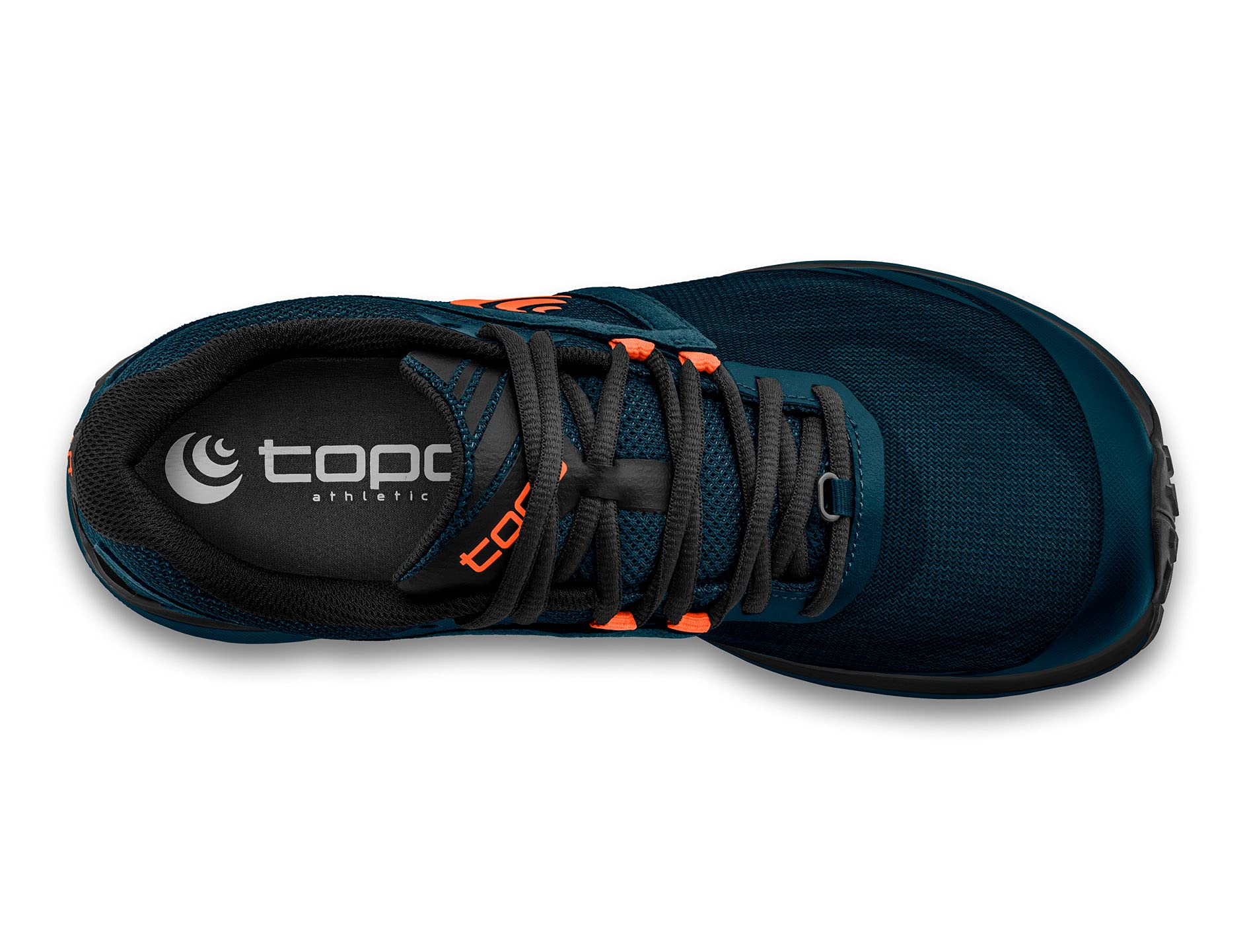 Topo Athletic Men's Terraventure 3 Comfortable Cushioned Durable 3MM Drop Trail Running Shoes, Athletic Shoes for Trail Running, Navy/Orange, Size 10