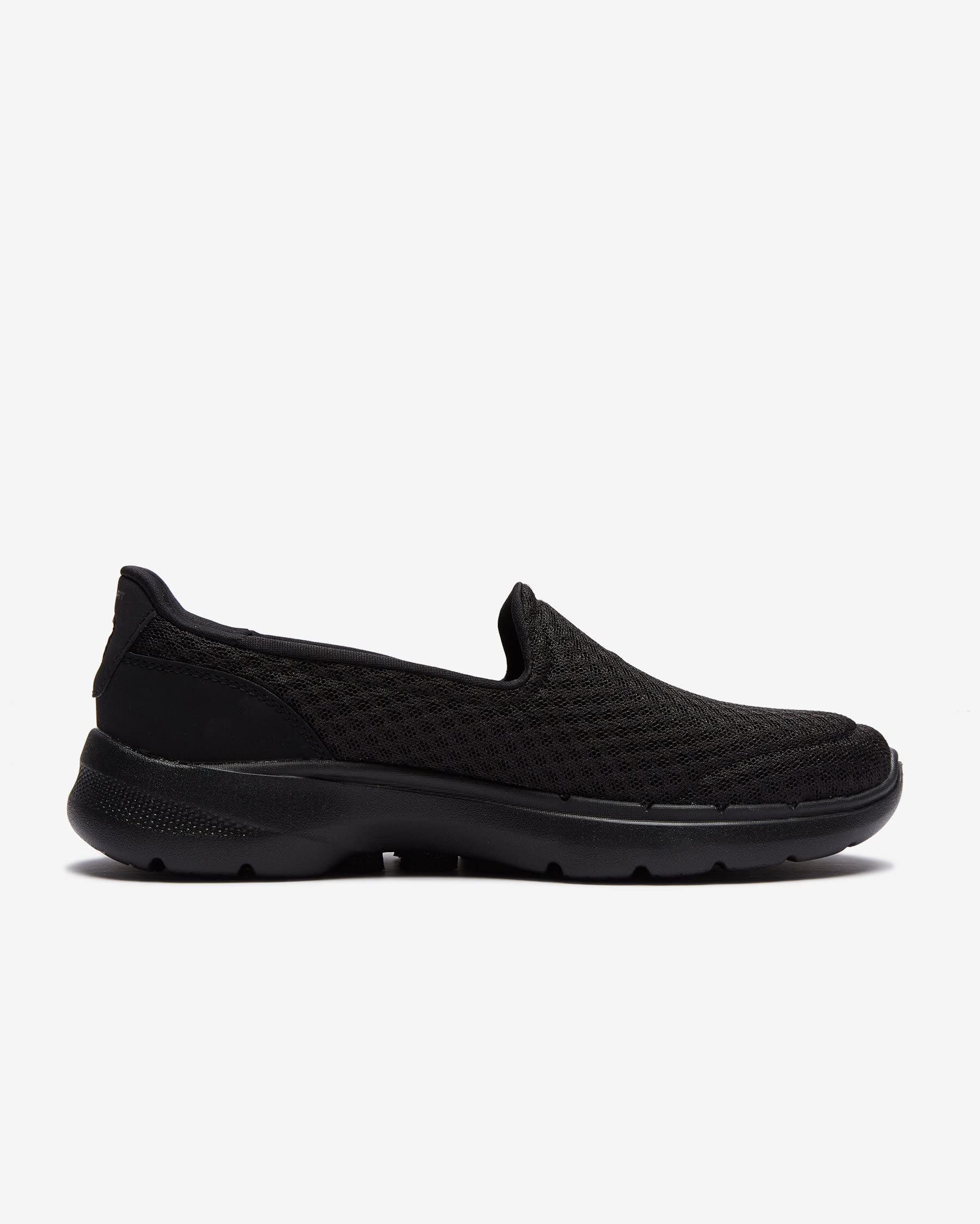 Skechers womens Go Walk 6 - Big Splash Sneaker, Black, 7.5 Wide US