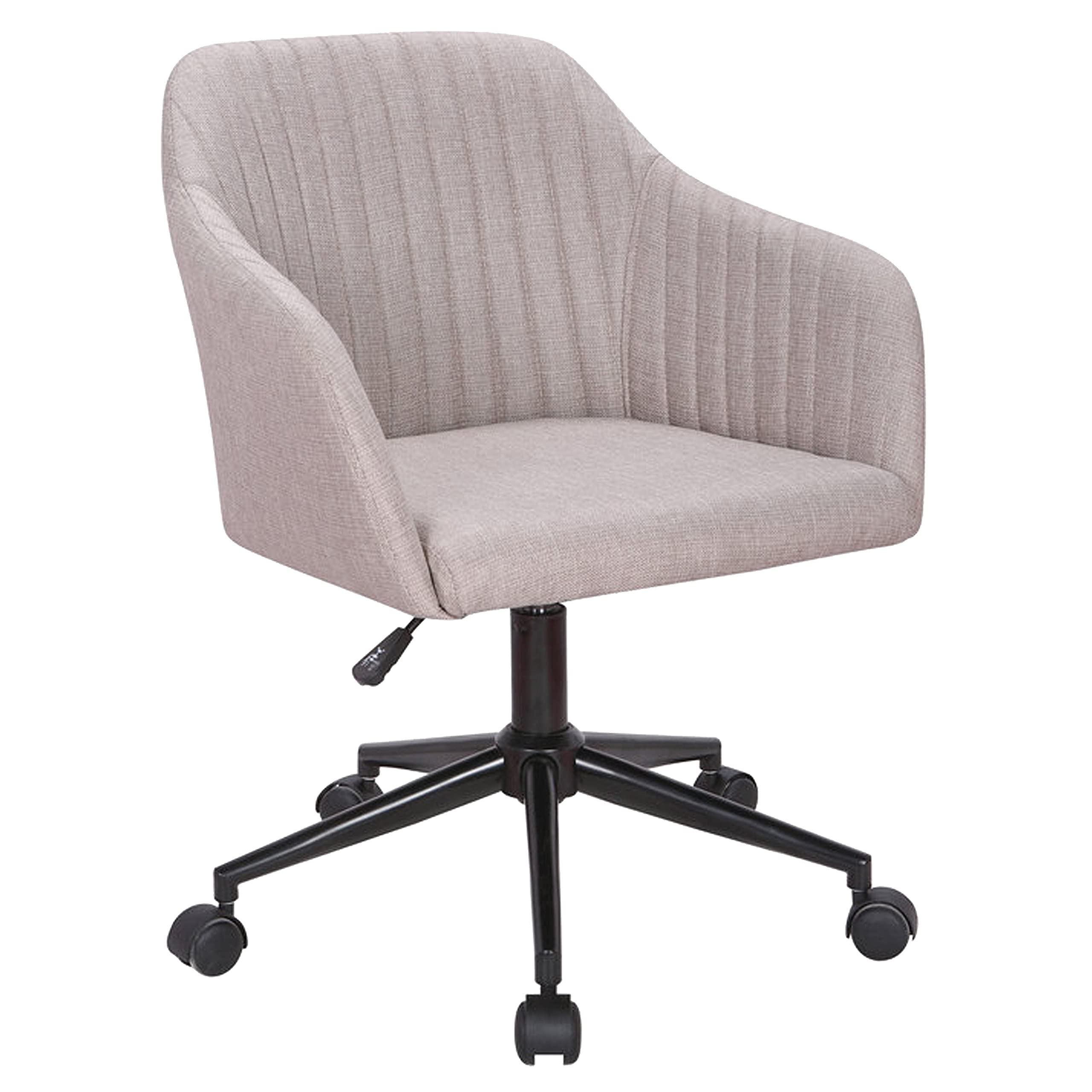 Porthos Home Adjustable Height Fabric Office Desk Chair with Arms