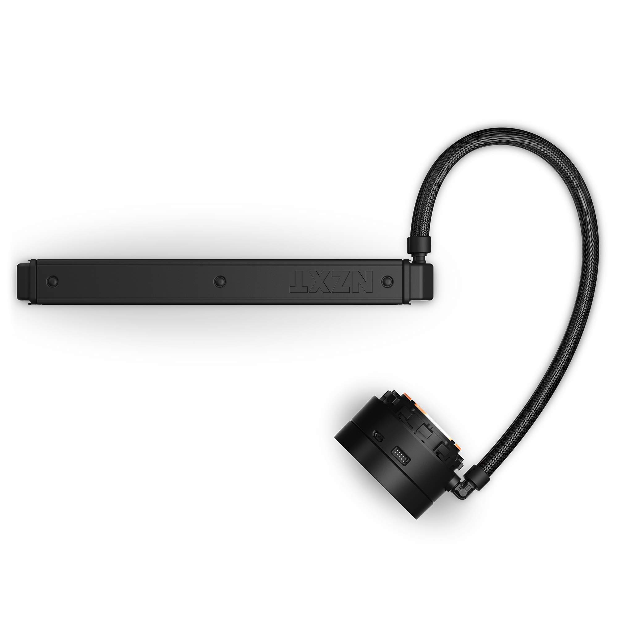 NZXT Kraken X53 240mm - RL-KRX53-01 - AIO RGB CPU Liquid Cooler - Rotating Infinity Mirror Design - Improved Pump-Powered By CAM V4-RGB Connector-Aer P 120mm Radiator Fans (2 Included), Black, X Gen 3