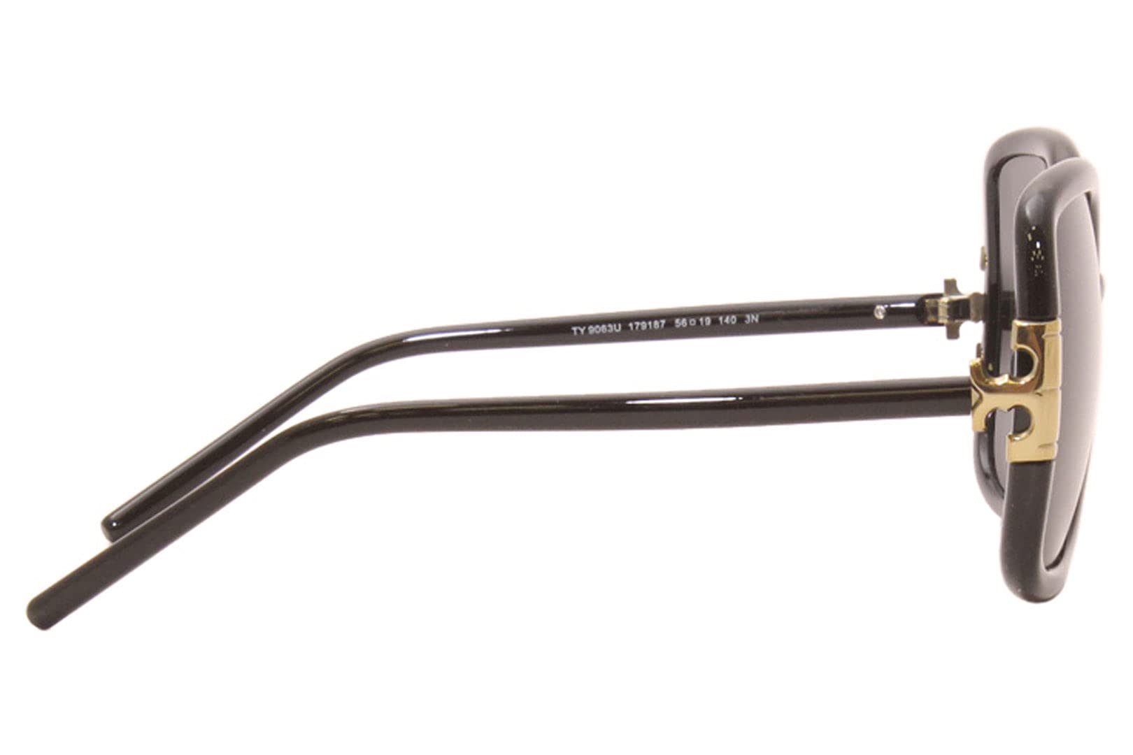 Tory Burch TY9063U Women's Sunglasses Black/Solid Dark Grey 56