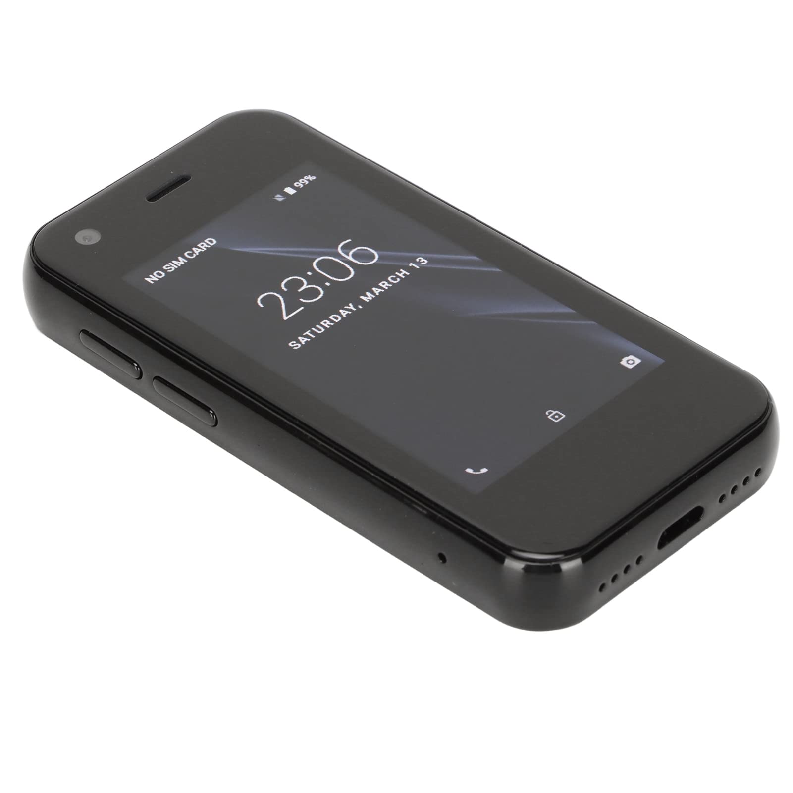 XS11 Mini Phone, 3G Internet, Support APP Download, WiFi and GPS, Android 6.0 Version, 1GB RAM 8GB ROM, 2.5in Quad Core Smart Phone for Students, for Kids(Black)