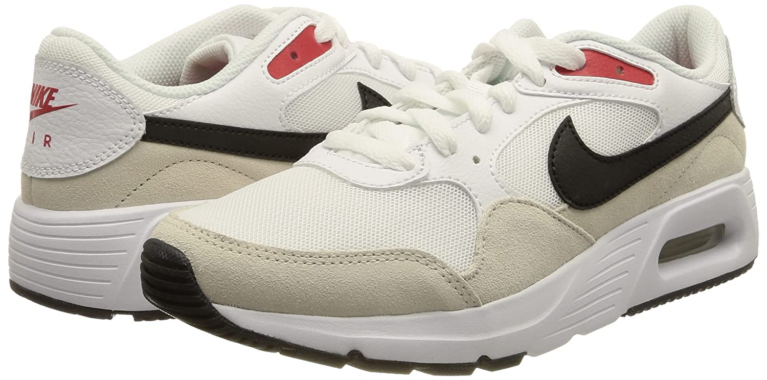 Nike Men's Gymnastics Road Running Shoe, White Black Black White, 10.5