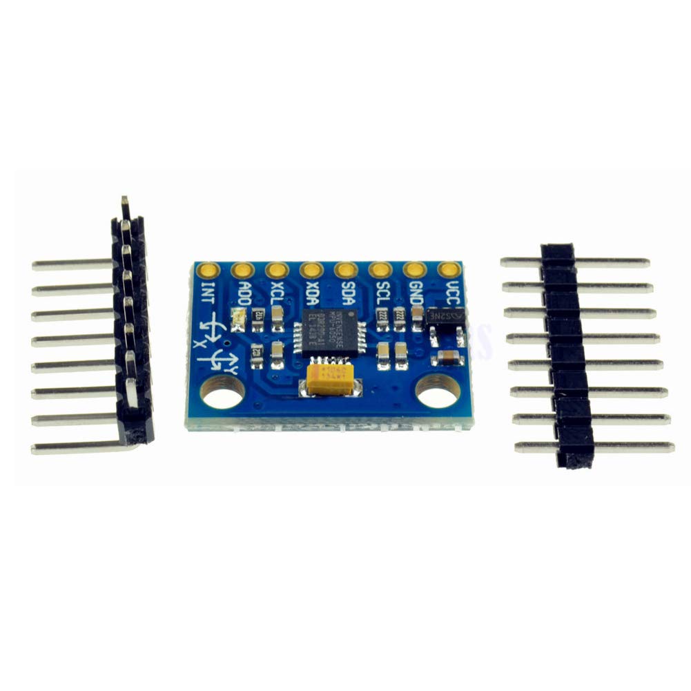 Onyehn 5Set IIC I2C GY-521 MPU-6050 MPU6050 3 Axis Analog Gyroscope Sensors + 3 Axis Accelerometer Module for Arduino with Pins 3-5V DC