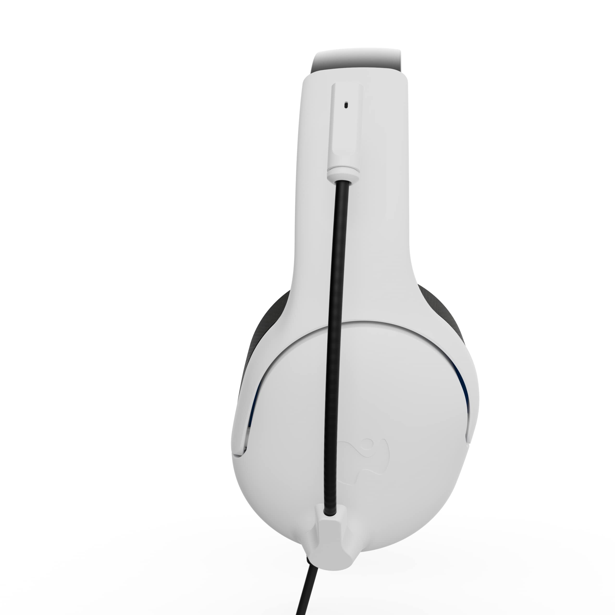 PDP AIRLITE Pro Wired Headset, Licensed Sony PlayStation 5, PlayStation 4, PS5/PS4/PS3/PC, Lightweight Durable Headphones, 3.5mm audio jack, Noise-canceling Flip-to-Mute Boom Mic, Frost White