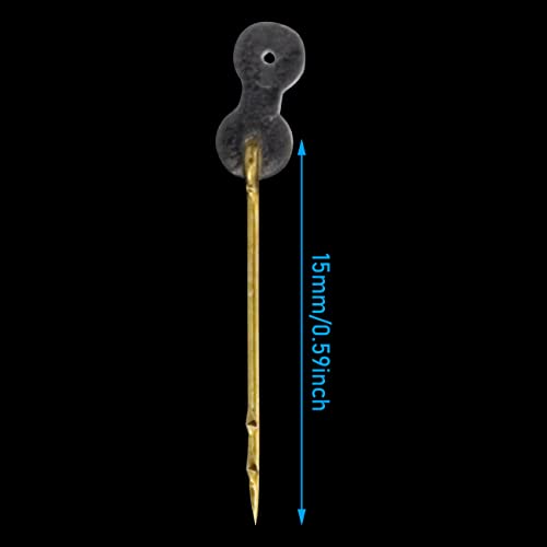 WHYHKJ 15mm 1Set Bait Rigs, Carp Bait Spike, Carp Feeder Tackle for Worm Corn Baits Carp Fishing Tool Accessories