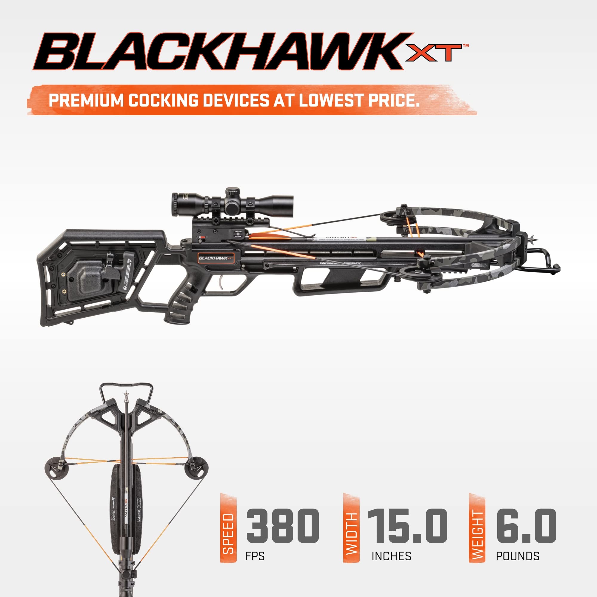 Wicked Ridge Blackhawk XT, ACUdraw 50, Multi-Line Scope