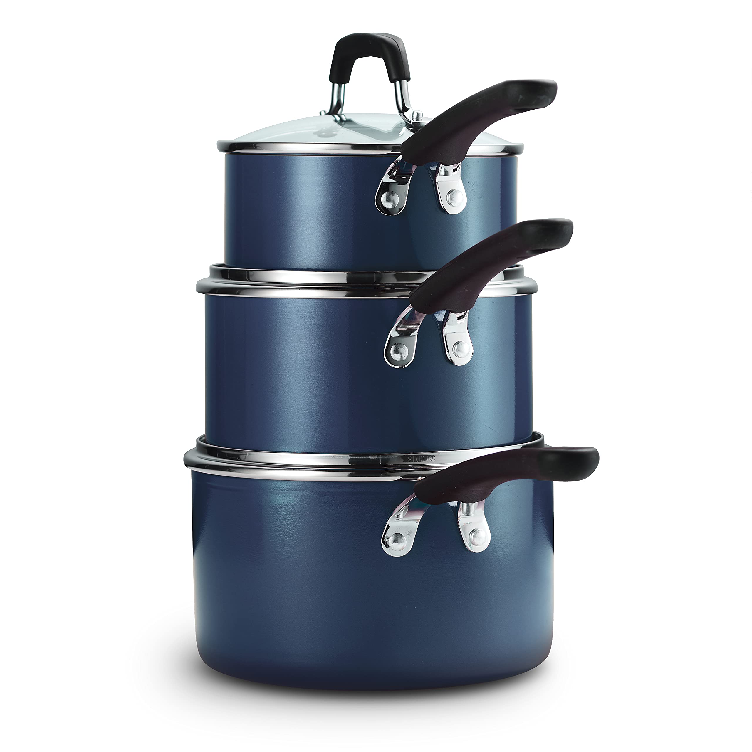 Tramontina Sauce Pan Stackable Set 6-Piece (Blue) 80124/131DS