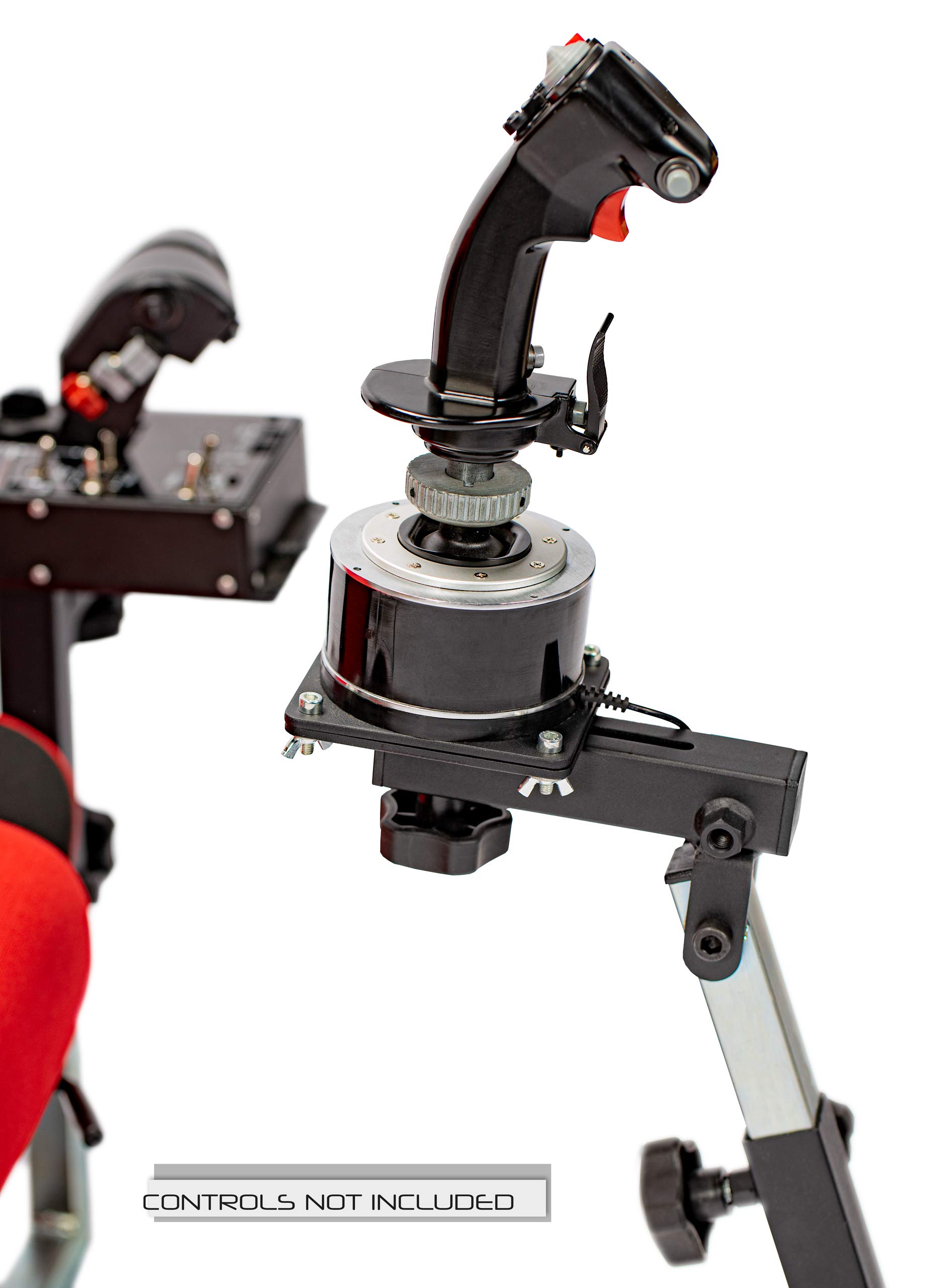 OpenWheeler | Configuration 3 | Flight Sim HOTAS Add-on Stick Center Bracket Kit Requires configuration #1 or #2