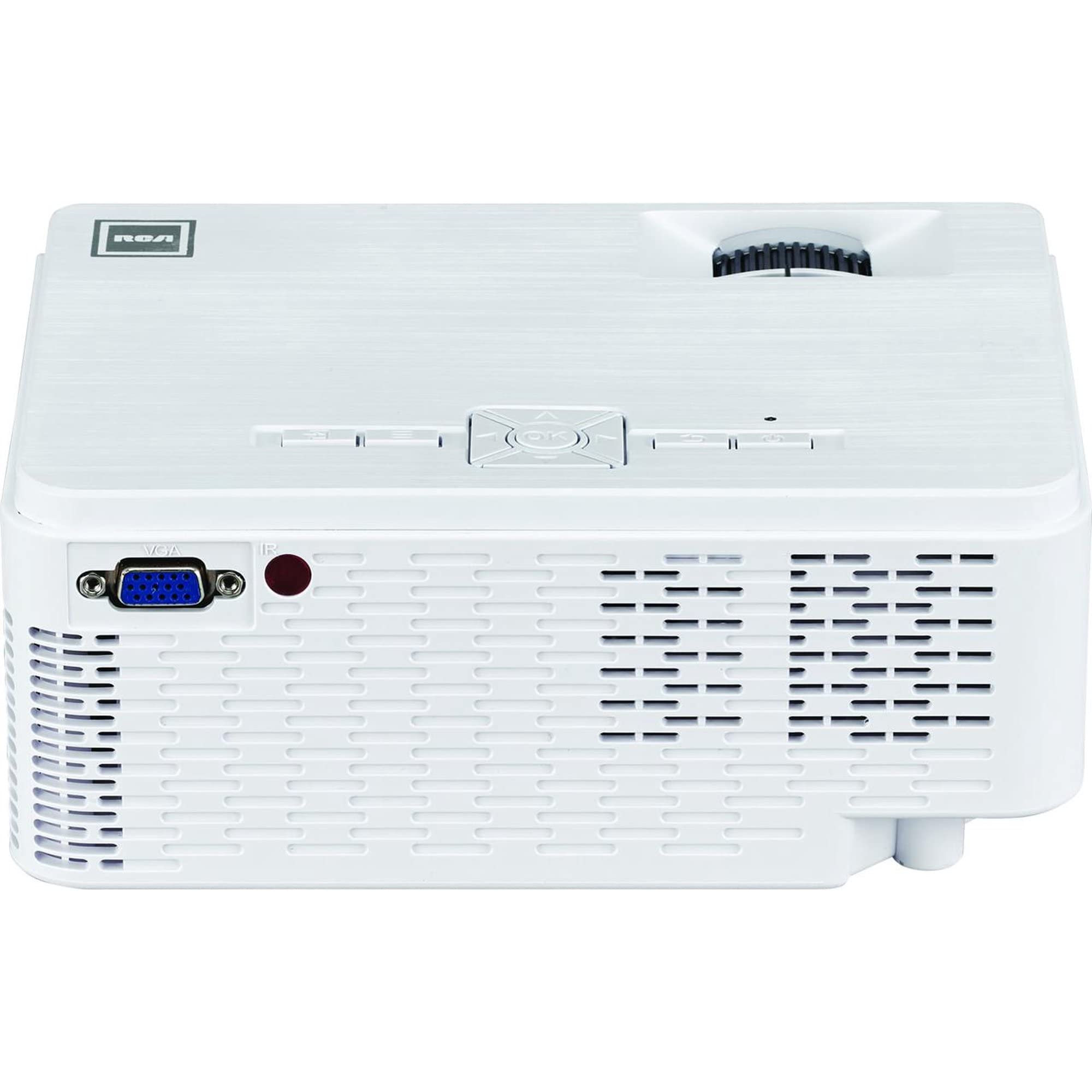 RCA 480P LCD Home Theater Projector with Bonus 100" Fold up Projector Screen RPJ166-COMBO