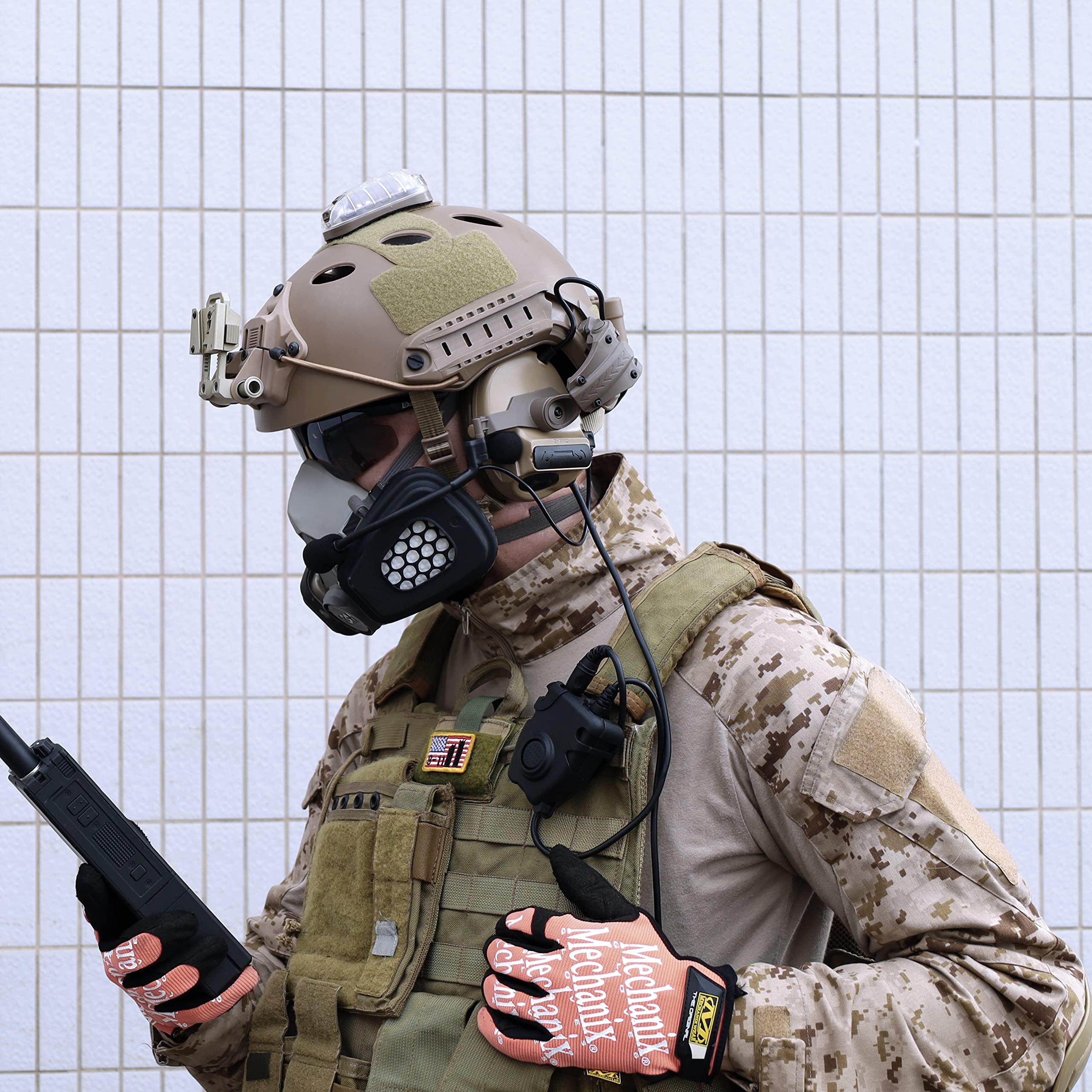 ZTAC Tactical Helmet ARC Rail Adapter Helmet Mount for ZTAComta II ZTAComta III ID102-DE